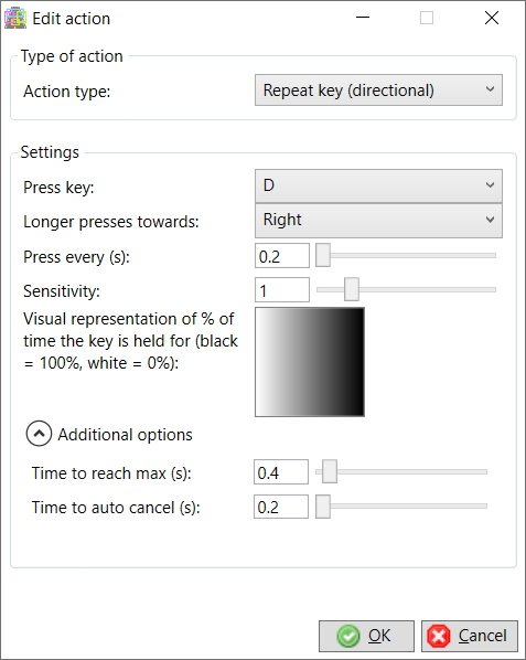 Types of action – Alt Controller