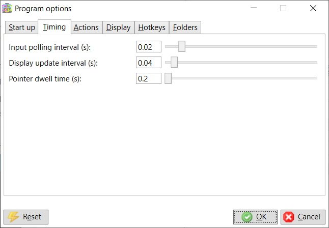 Timing options – Alt Controller